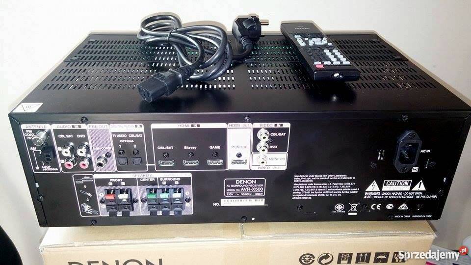 AMPLITUNER DENON AVR-X500 NOWY IDEALNY DŹWIĘK!! Warszawa - Sprzedajemy.pl