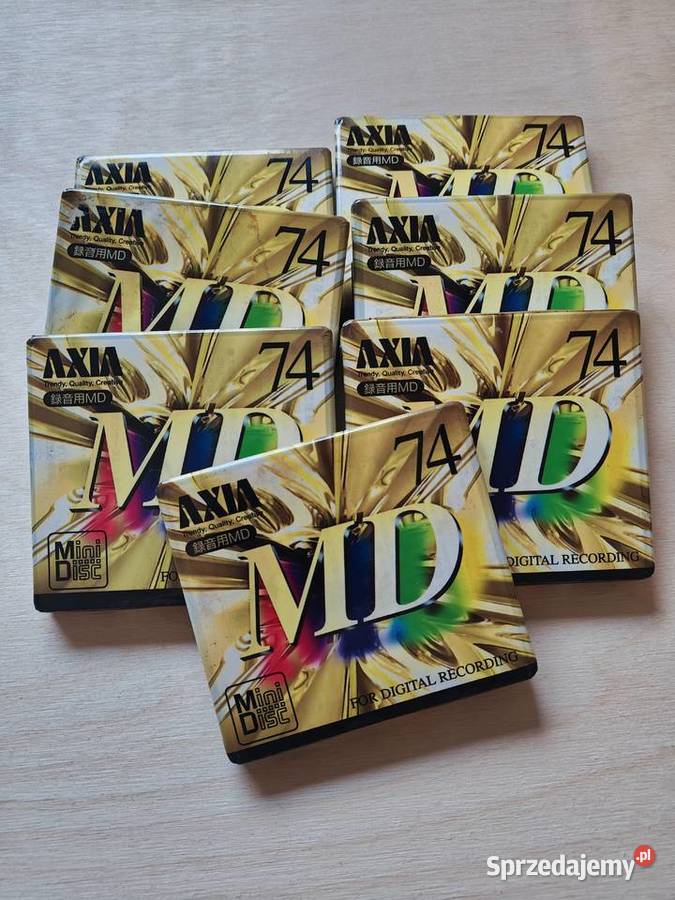 MiniDisc MD AXIA 74 min. nowe, w oryginalnej foli Świerklany - Sprzedajemy.pl