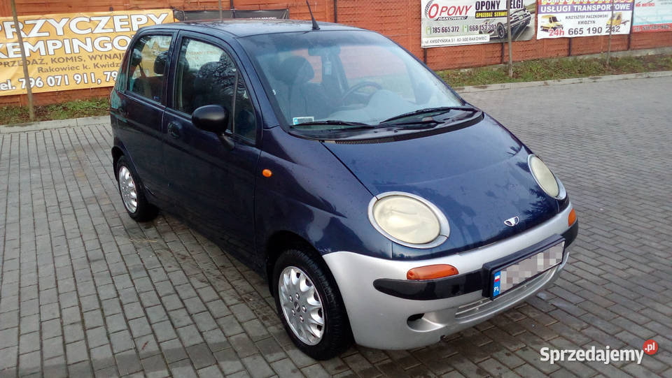 Daewoo Matiz 0.8 Benzyna ** 100% Sprawny ** Długie opłaty Kwidzyn ...