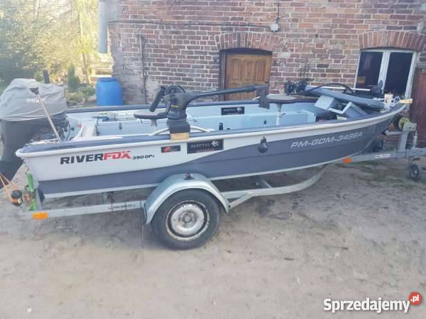 Lodka wedkarska Lodka River Fox 390GPX z przyczepka Drawsko Pomorskie - Sprzedajemy.pl