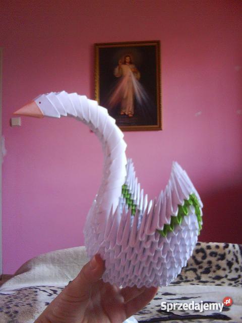 Super prezent- Łabędzie metodą 3D origami - Sprzedajemy.pl