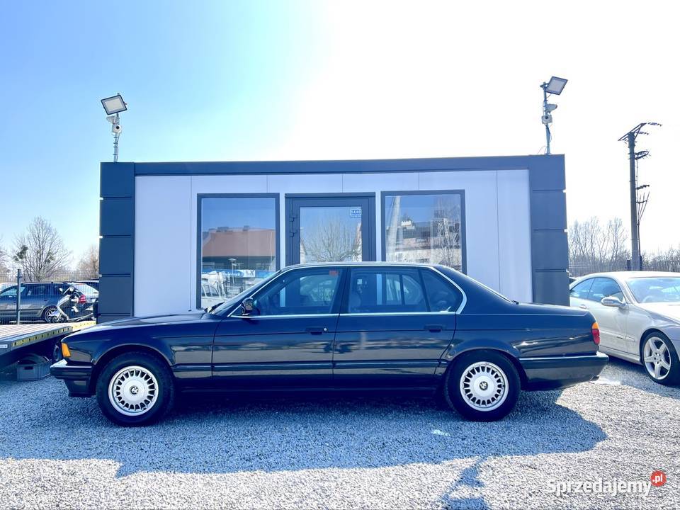 BMW E32 735iL Diamant Schwarz Buffalo Wrocław - Sprzedajemy.pl