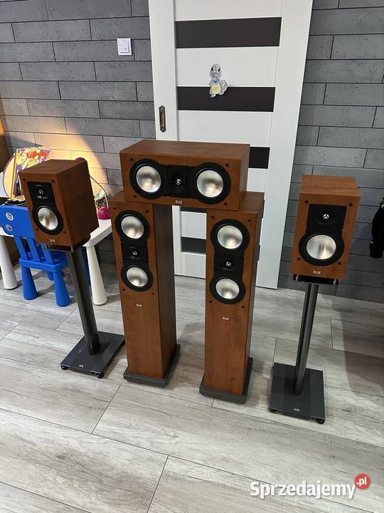 Głośniki kolumny subwoofer ELAC cały zestaw FS 108.2 BS 103.2 CC 101.2 ...