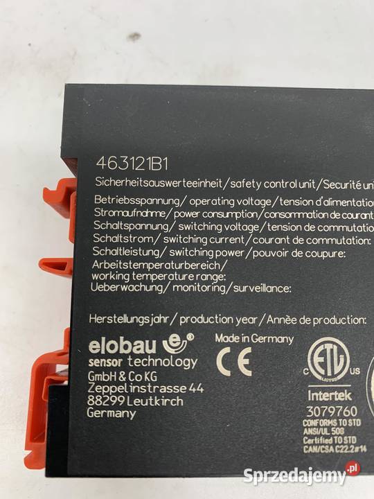 Elobau 463121B1 Safety Control Unit Warszawa - Sprzedajemy.pl