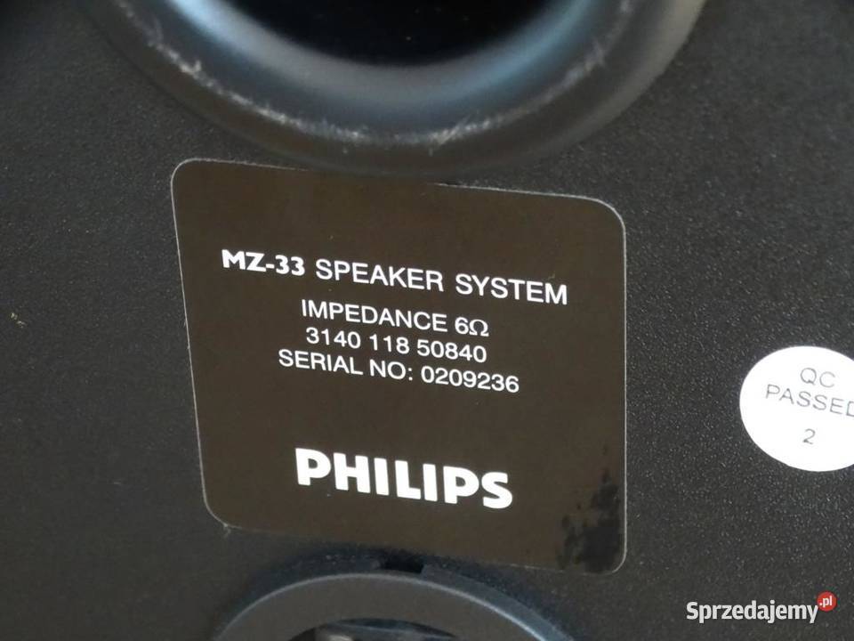 Kolumny Philips MZ-33 śliczne i sprawne. WYSYŁKA. Jasło - Sprzedajemy.pl