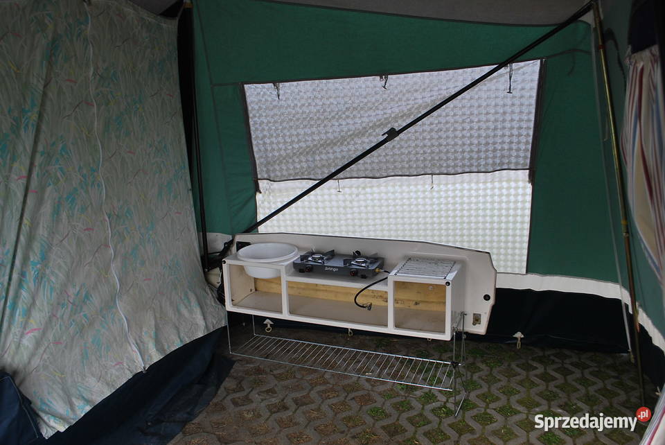 PRZYCZEPA KEMPINGOWA NAMIOTOWA CAMP-LET APOLLO 1997 R. Grzebowilk ...