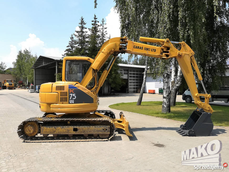 Koparka Gąsienicowa Komatsu PC75 U-2 7t JCB 8045 CAT 305 Ostrowiec ...
