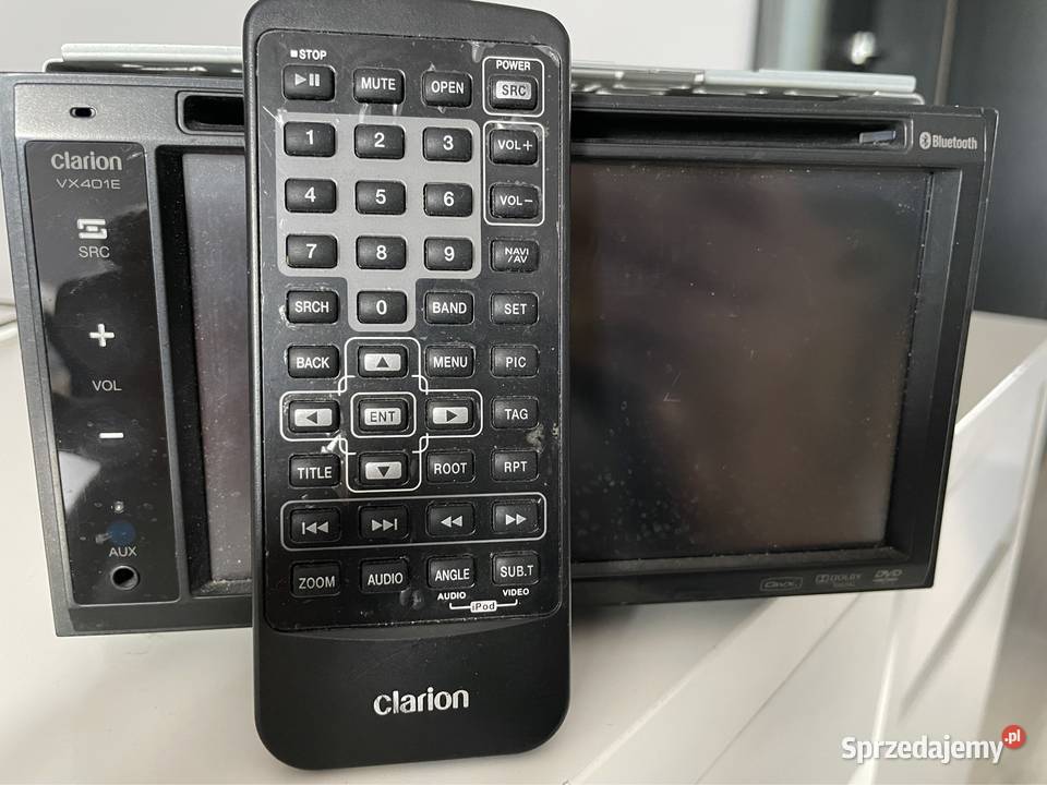 Radio Samochodowe Clarion VX401E DVD DivX USB BLUETOOTH Bełchatów ...