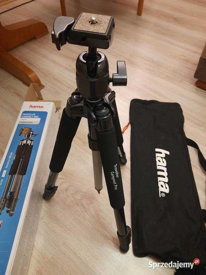 HAMA - Statyw tripod fotograficzny uchwyt wysoki 163cm aparat-kamera ...