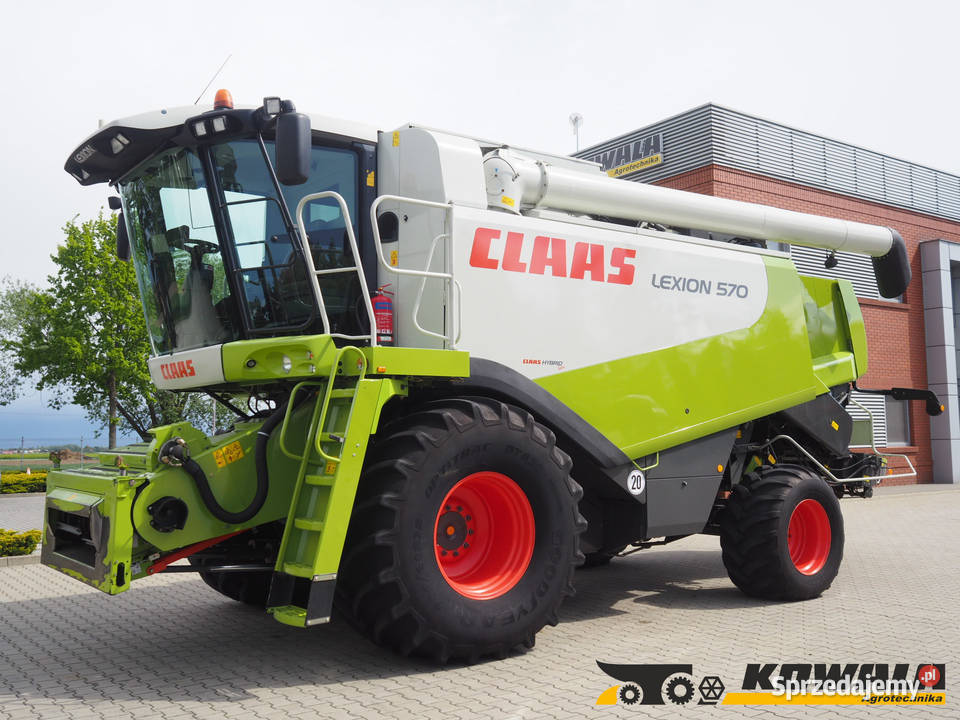 Claas Lexion 570 4WD + V750 Kombajn zbożowy, rotorowy, Auto Pilot ...