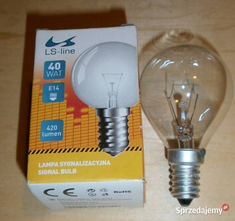 Żarówka E14 Kulka 40w Zwykła Tradycyjna Mały Gwint Rybnik Sprzedajemy Pl