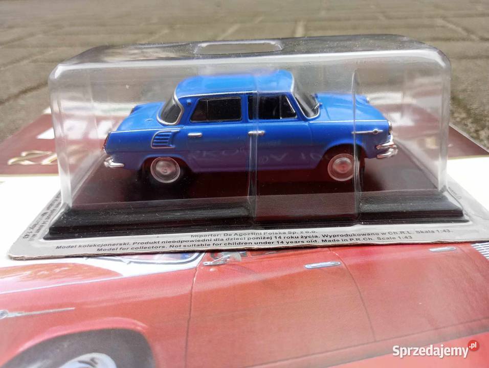 SKODA 1000MB złota kolekcja auta PRL kultowe 1/43 model Warszawa ...