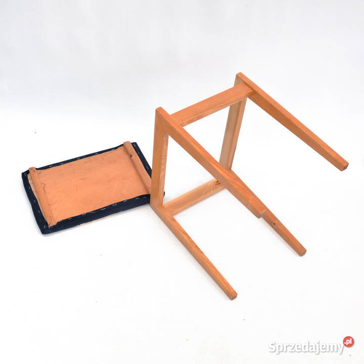 Zydel taboret proj. K. Musil Jitona Czechosłowacja lata 60. Warszawa ...