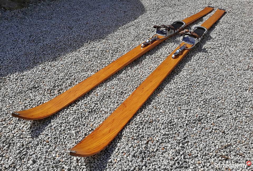 Stare drewniane narty Trusetal Szklarska Poręba - Sprzedajemy.pl