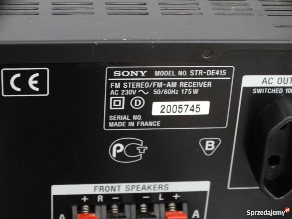 Amplituner Sony STR-DE415 RDS mocny i sprawny WYSYŁKA. Jasło ...