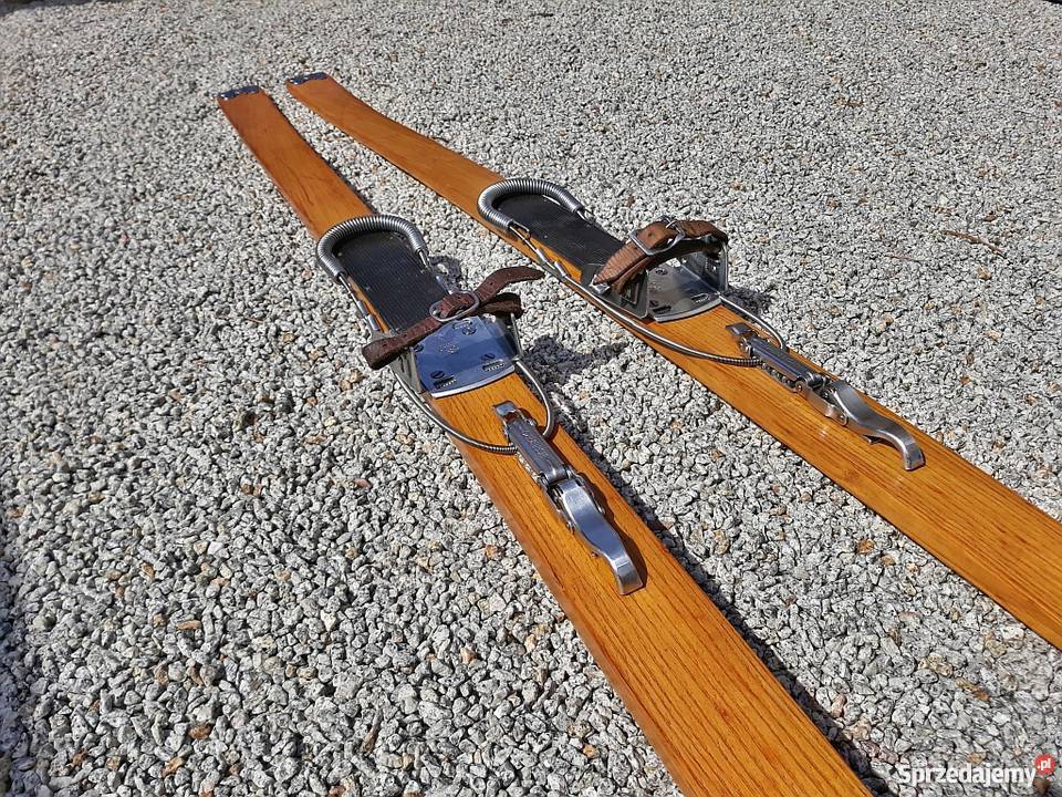 Stare drewniane narty Trusetal Szklarska Poręba - Sprzedajemy.pl