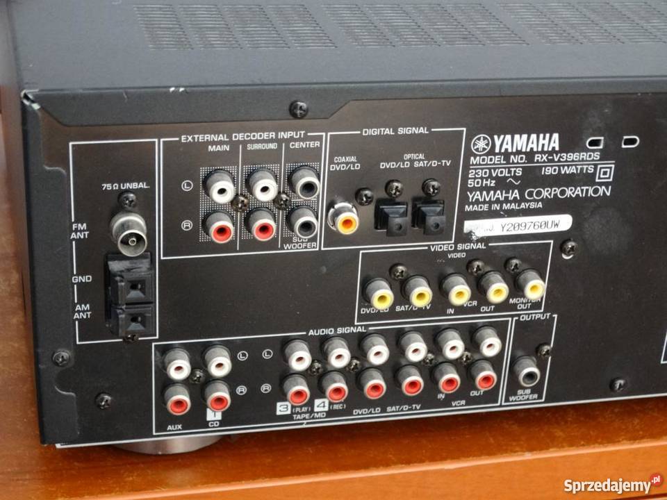 Amplituner Yamaha RX-V396 RDS WYSYŁKA. Jasło - Sprzedajemy.pl