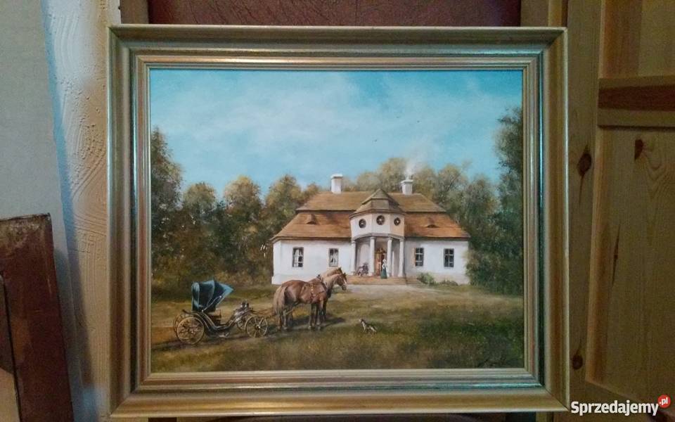 Stare obrazy olejne sygnatura wyprzedaż Włocławek - Sprzedajemy.pl