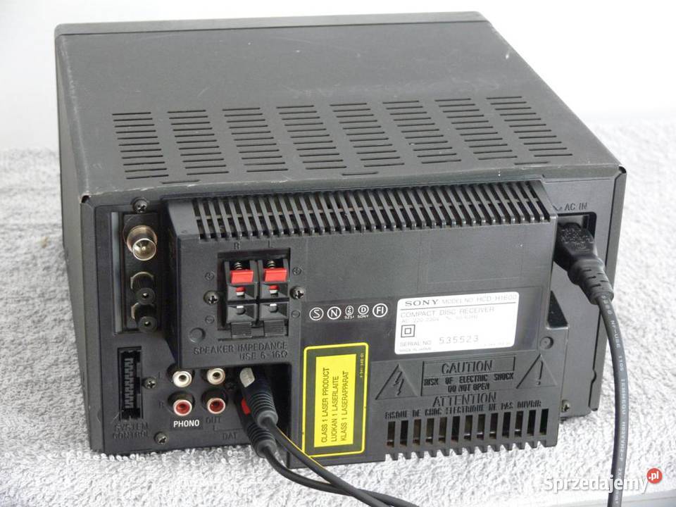 Wzmacniacz Sony HCD-H1600 korektor. WYSYŁKA. Jasło - Sprzedajemy.pl