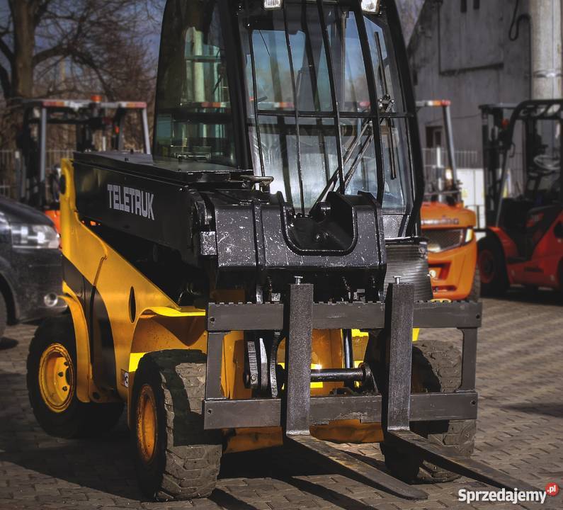 Wózek widłowy terenowy JCB TLT35D TLT35 4x4 2009r ładowarka Kęty ...