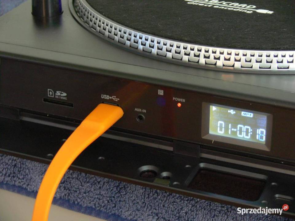 Gramofon USB rec przedwzmacniacz sprawny. WYSYŁKA. Jasło - Sprzedajemy.pl