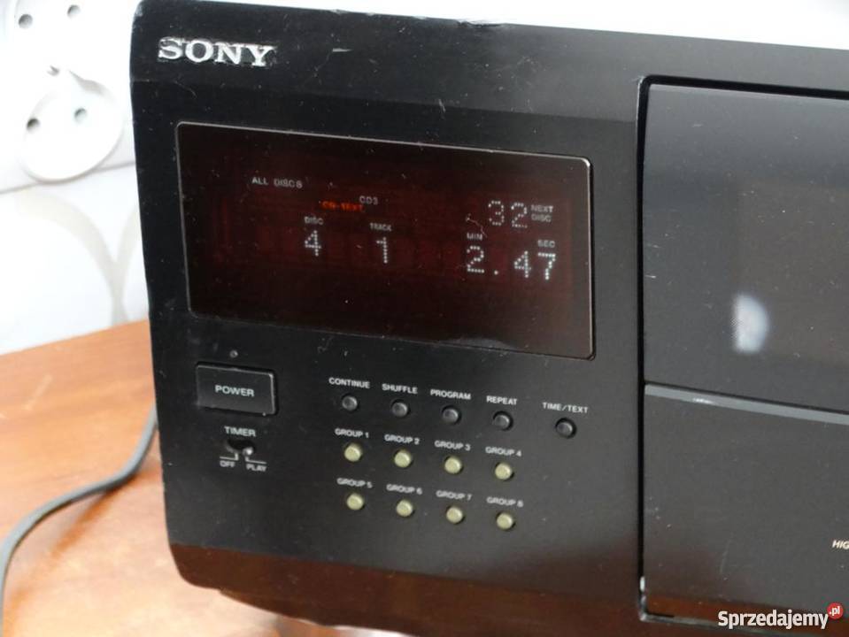Zmieniarka na 200 CD Sony CDP-CX250 sprawna. WYSYŁKA Jasło - Sprzedajemy.pl