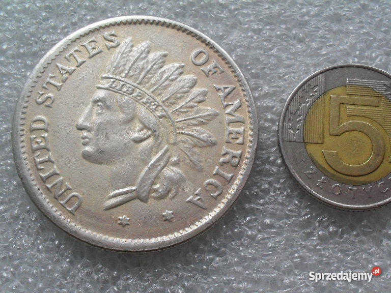 PIĘKNA MONETA 1 DOLAR 1851 ROK - Sprzedajemy.pl