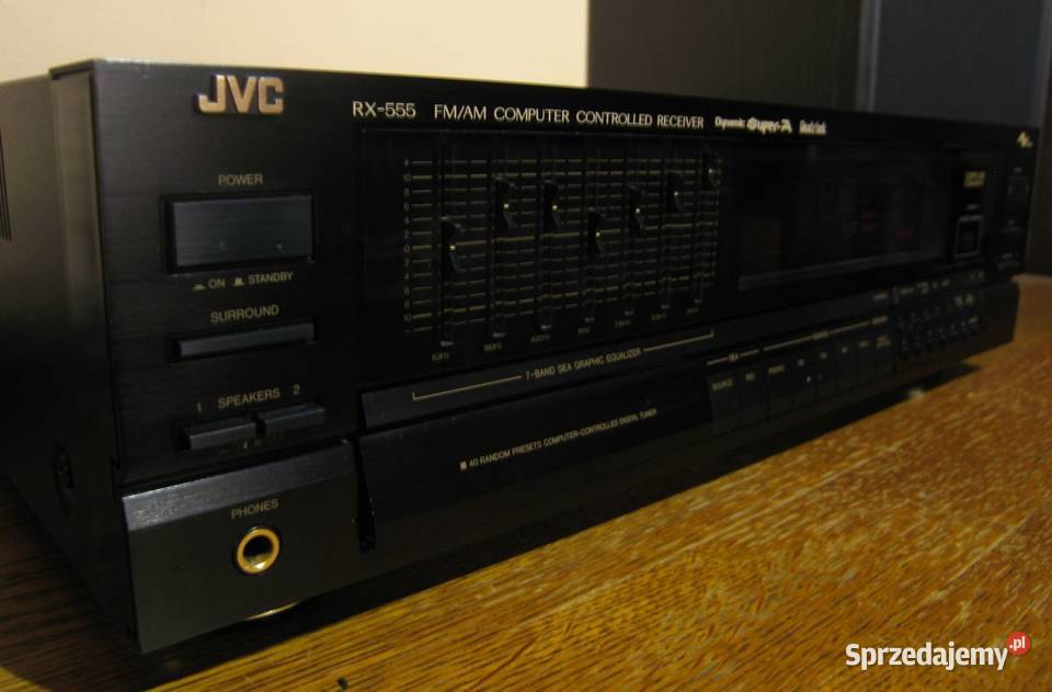 JVC RX-555 KOREKTOR 7-PASM SOLIDNY AMPLITUNER STEREO 2x100W Sandomierz ...