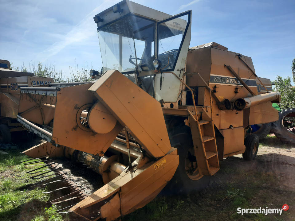 Kombajn zbożowy SAMPO ROSENLEW 500 + heder, sieczkarnia Izabelin ...