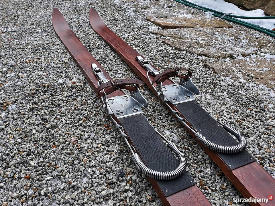 Stare drewniane narty Trusetal Szklarska Poręba - Sprzedajemy.pl