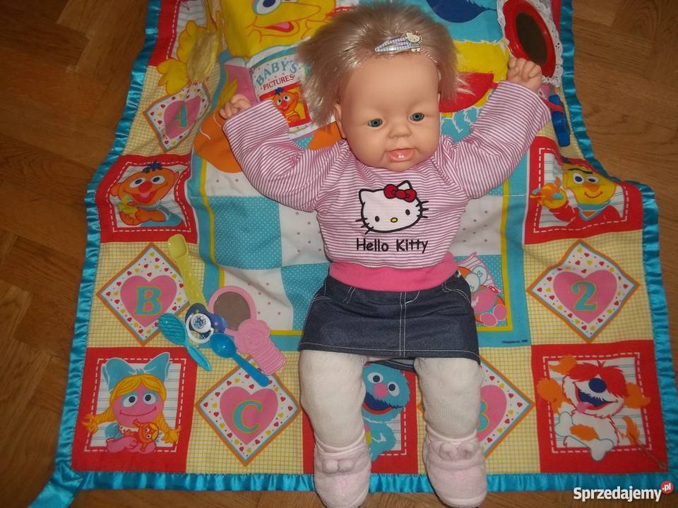 Mówiąca Lalka po polsku HELLO KITTY i dużo ubranek Warszawa ...