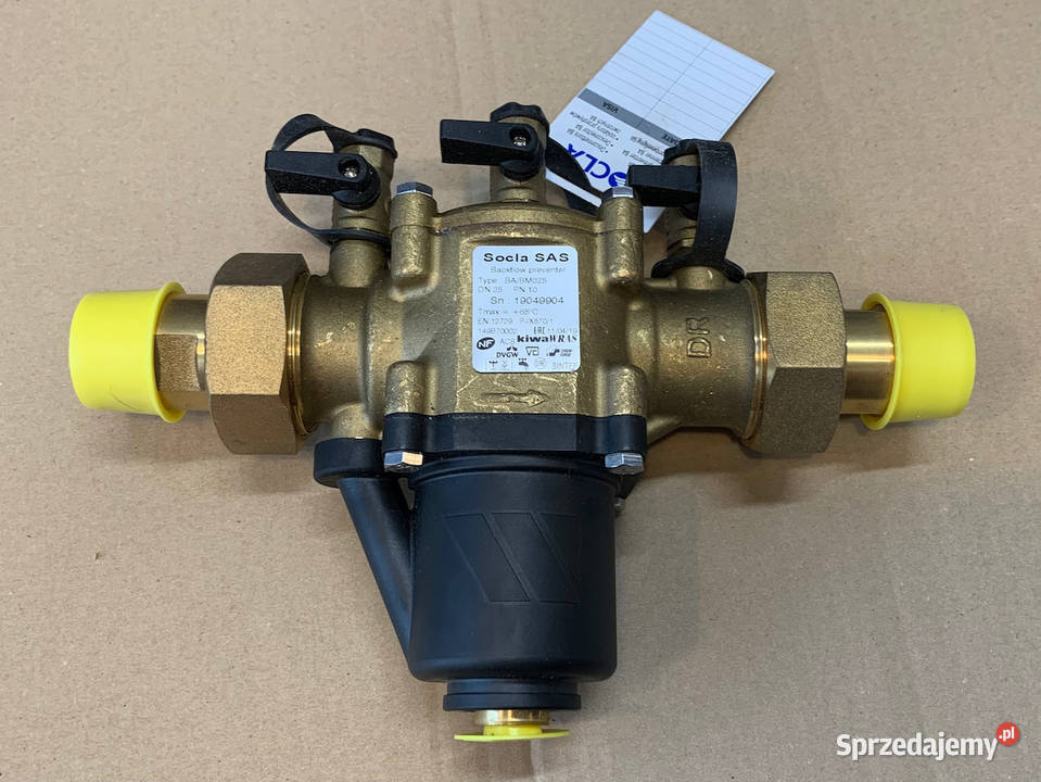 SOCLA BA/BM025 Zawór antyskażeniowy BA (izolator przepływów zwrotnych ...