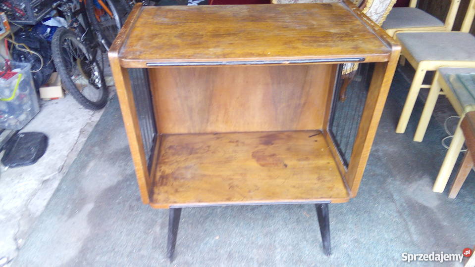 Klasyka PRL-u - szafka/stolik RTV Uwieliny - Sprzedajemy.pl