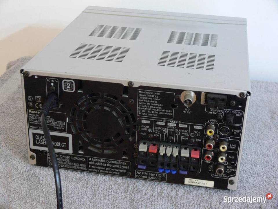 Amplituner z CD Panasonic mocny. WYSYŁKA. Jasło - Sprzedajemy.pl