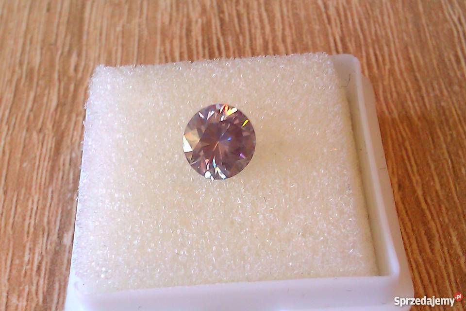 Brylant Różowy - Unikat -0,98 Ct - Moissanit Gdynia - Sprzedajemy.pl