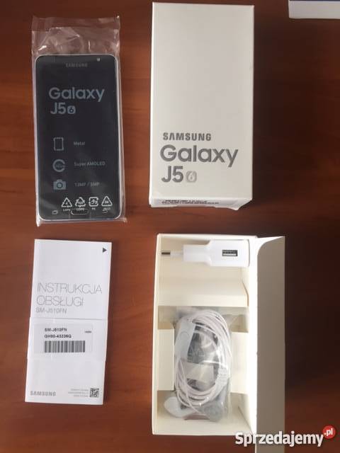 SAMSUNG GALAXY J5 2016 J510F CZARNY, Nowy, Dowód zakupu Warszawa ...