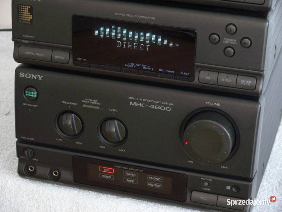 Wzmacniacz, korektor, CD i tuner Sony MHC-4800. WYSYŁKA. Jasło ...
