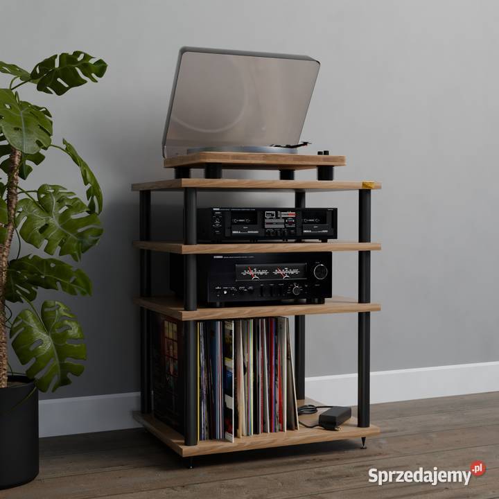 Regał hi-fi stolik audio szafka pod płyty winylowe gramofon Supraśl ... Regał hi-fi stolik audio szafka pod płyty winylowe gramofon Supraśl ...