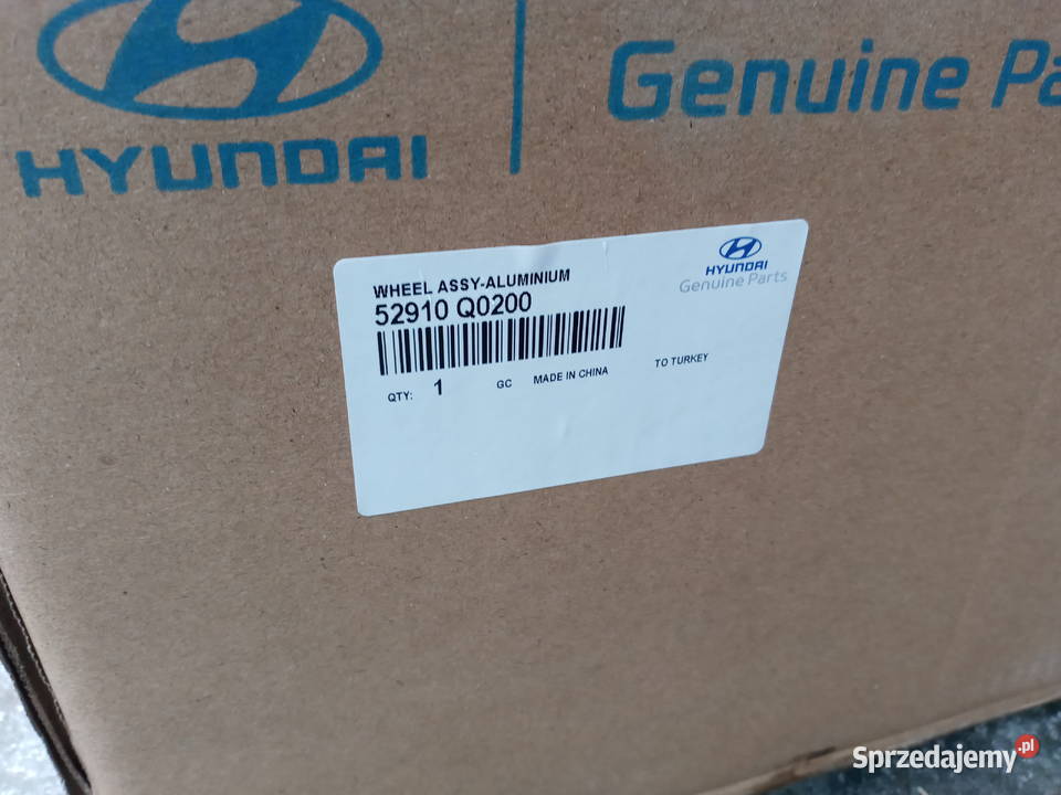 Oryginalna felga Hyundai Bayon i20 52910-Q0200 Lublin - Sprzedajemy.pl