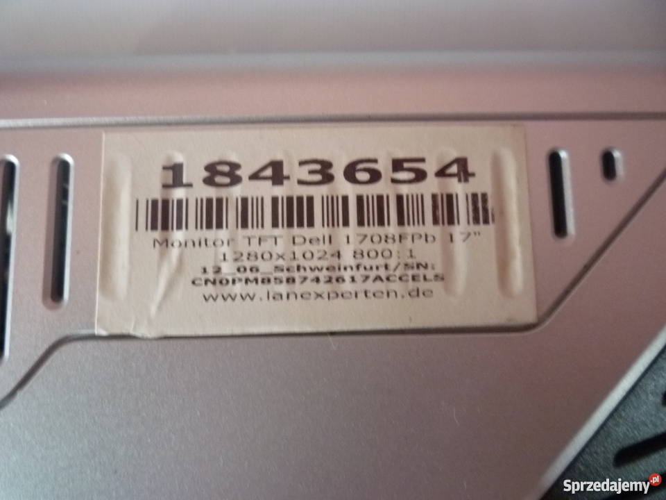 dell okazyjnie monitor lcd 17 cali 1708fpb Sandomierz - Sprzedajemy.pl