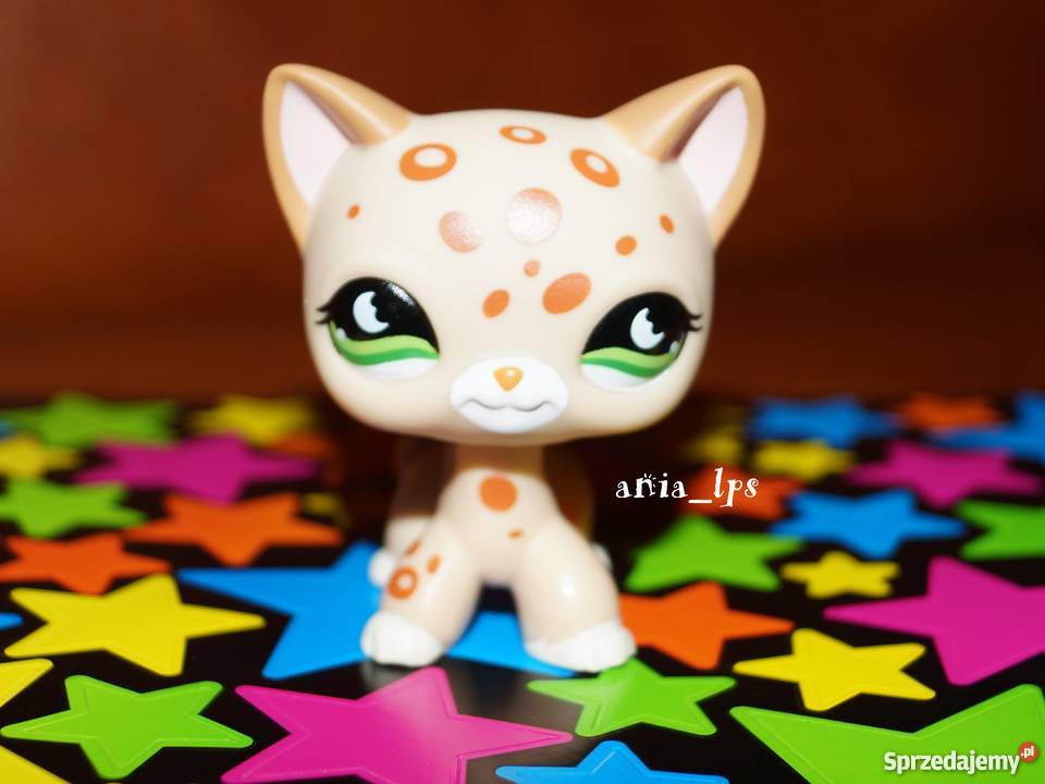 LPS shorthair UNIKAT #852 Littlest Pet Shop kot zielone oczy Czerwionka ...