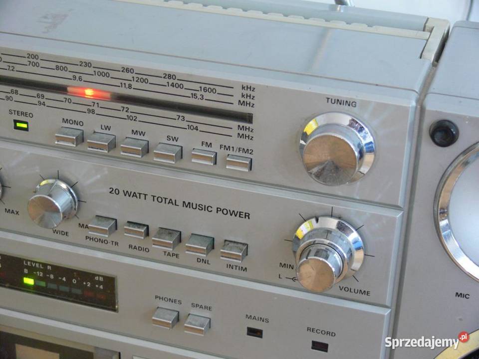 Radio Magnetofon Condor. Unitra. WYSYŁKA. Jasło - Sprzedajemy.pl