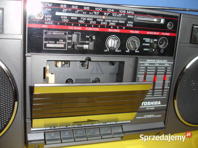 Radiomagnetofon TOSHIBA RT-7025 Zielona Góra - Sprzedajemy.pl