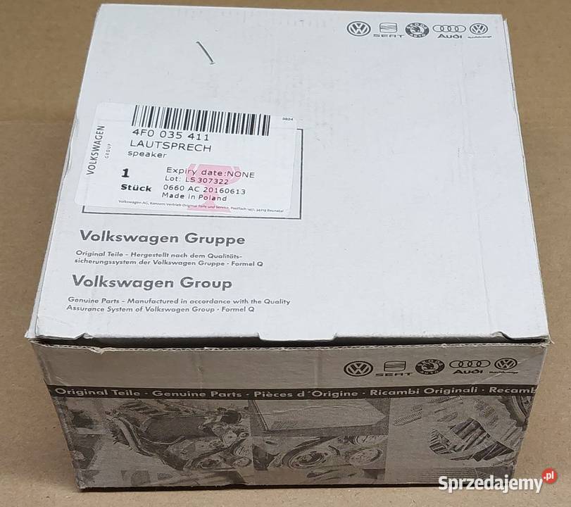 GŁOŚNIK DRZWI PRZÓD AUDI A6 C6 04-12R 4F0035411 ORYGINAŁ Mielęcin ...