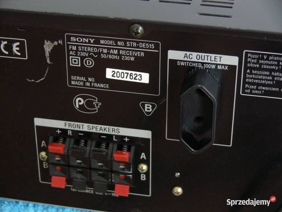 Amplituner Sony STR-DE515 RDS mocny i sprawny. WYSYŁKA Jasło ...