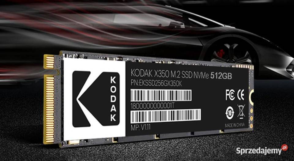 Dysk wewnętrzny SSD KODAK 512GB M.2 NVMe 2280 PCIe 3x4 fast Pobiedziska ... Dysk wewnętrzny SSD KODAK 512GB M.2 NVMe 2280 PCIe 3x4 fast Pobiedziska ...