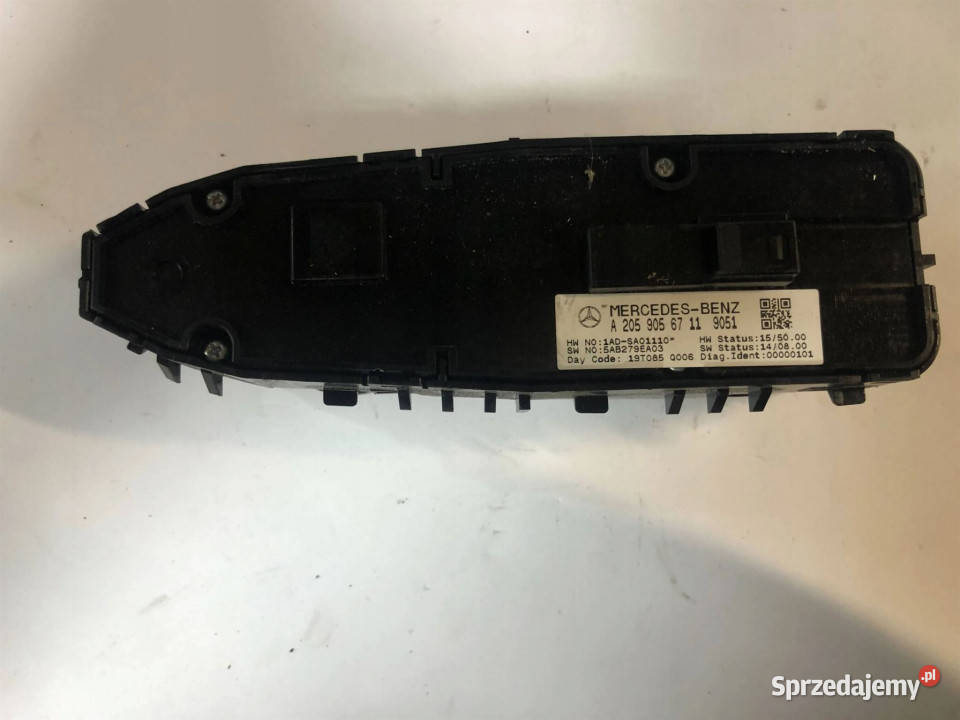 MERCEDES W205 PANEL PRZEŁĄCZNIKI SZYB 2059056711 Murzynowo - Sprzedajemy.pl
