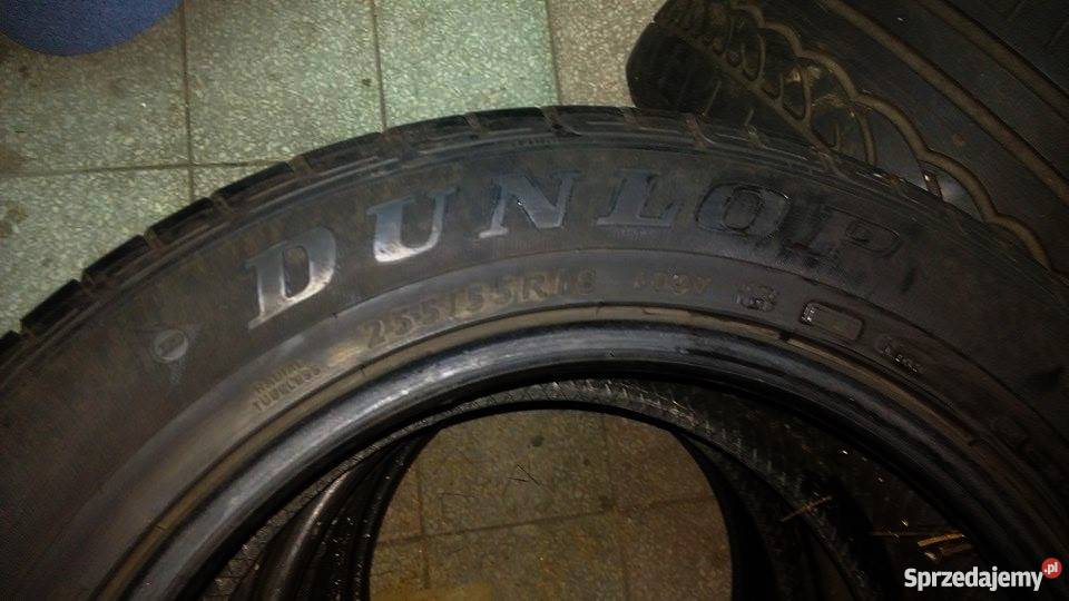 Opony Dunlop 255 / 55 / r18 bierznik 4mm Super stan! Strzegom ...