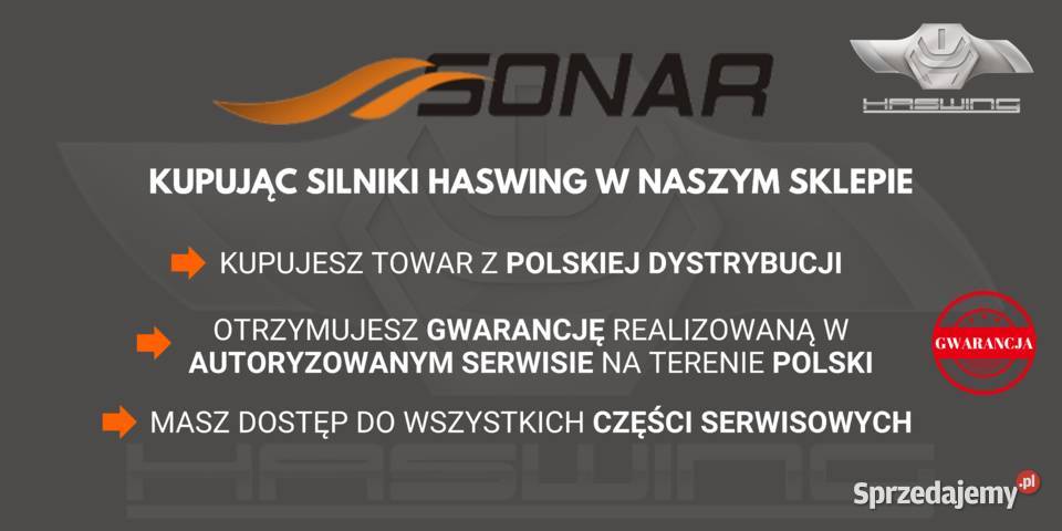 Silnik elektryczny HasWing OSAPIAN 30 lbs 12V Drzewica - Sprzedajemy.pl
