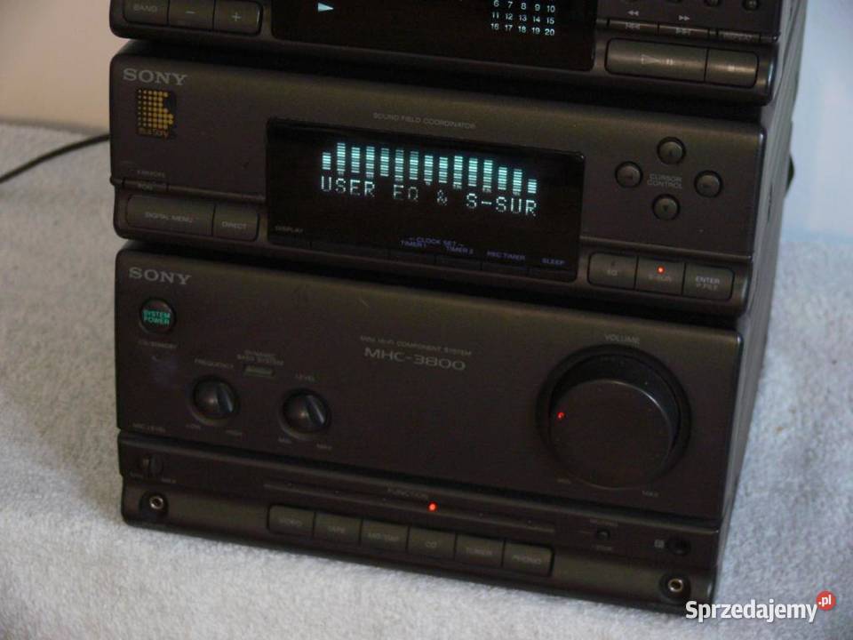 Wzmacniacz, korektor, CD i tuner Sony MHC-3800. WYSYŁKA. Jasło ...